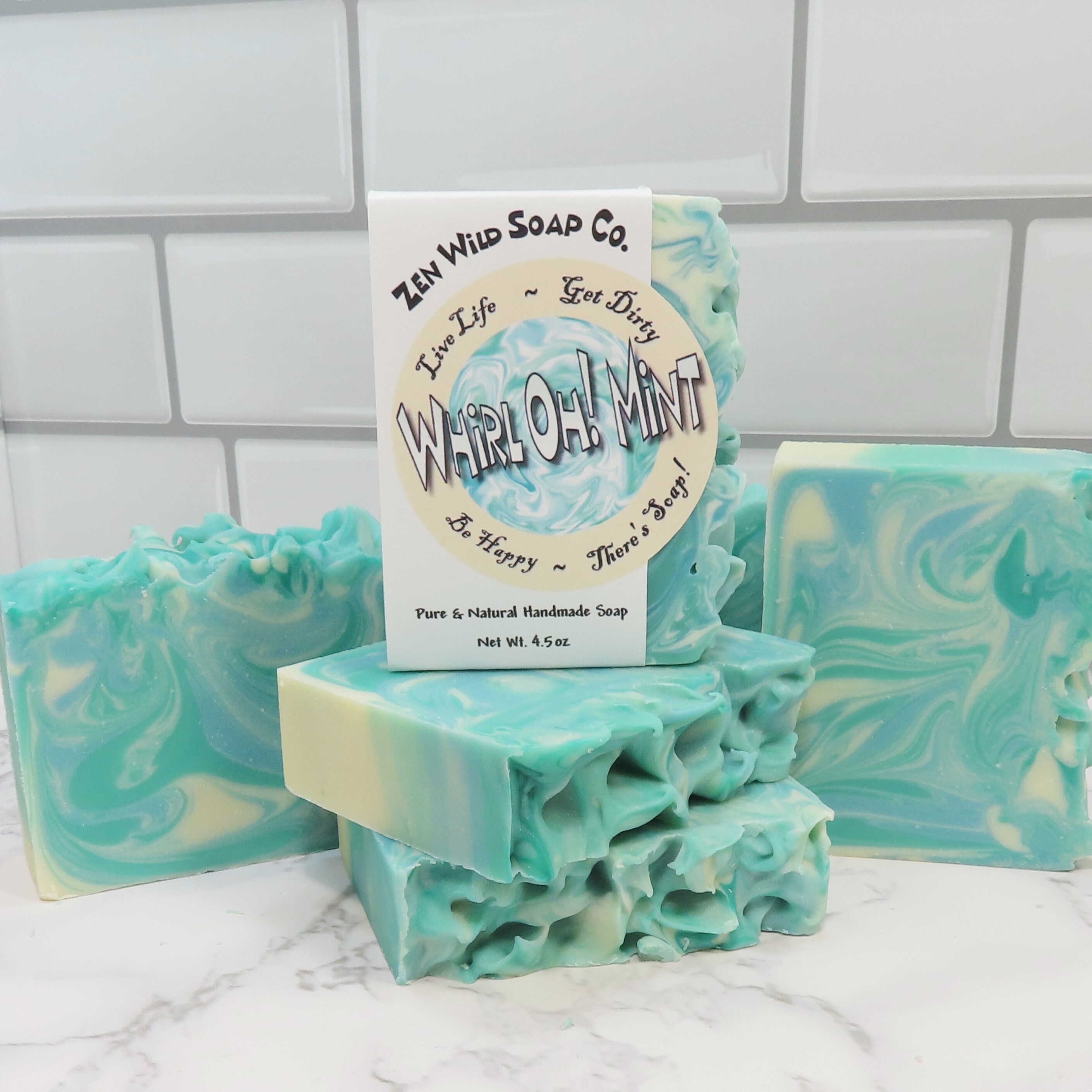 Whirl Oh! Mint Handmade Soap, Handcrafted With Premium Natural Plant ...