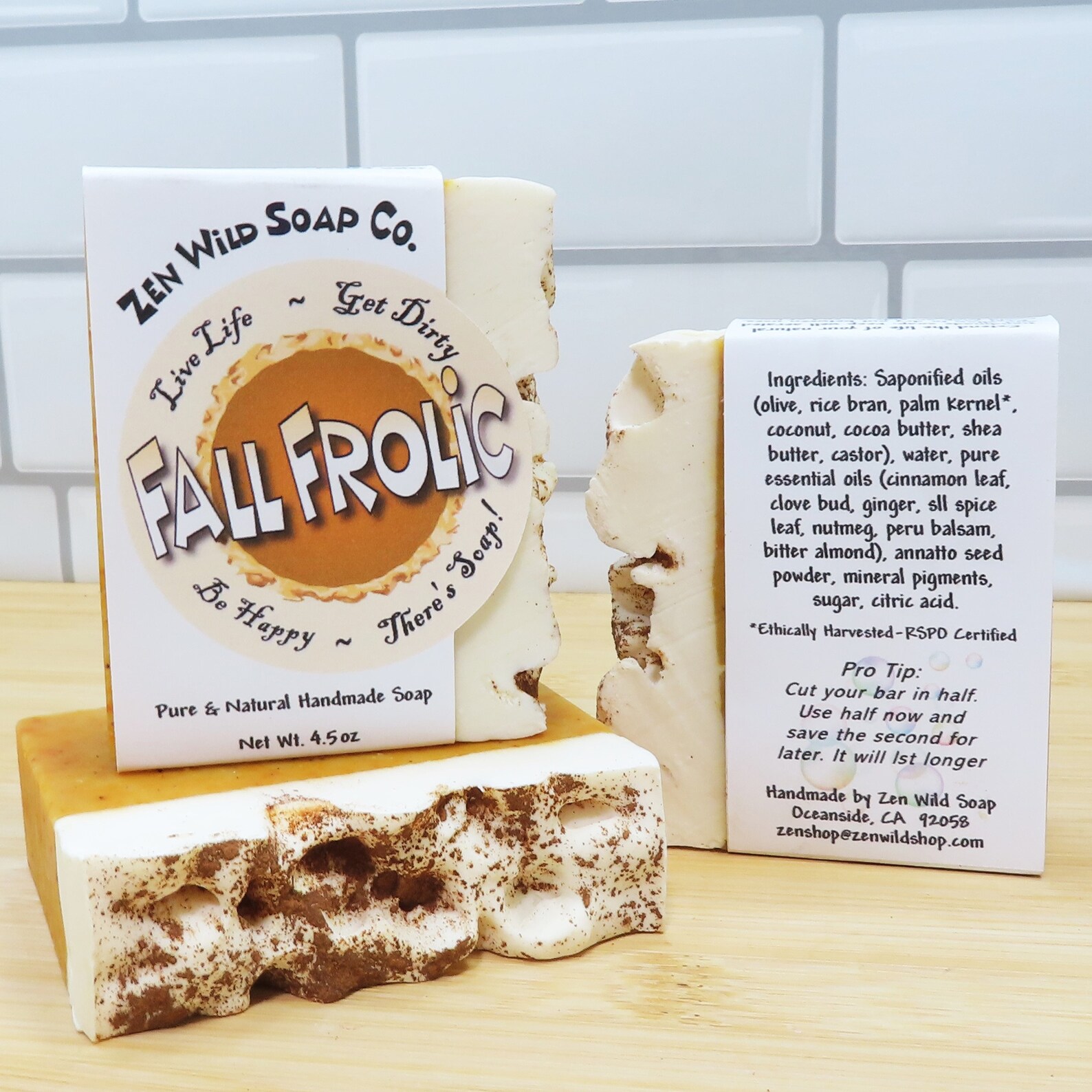 Fall Frolic Handmade Soap, Handcrafted With Natural Premium Plant Based ...