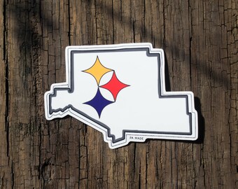 PA Flag Elk County Sticker | Etsy