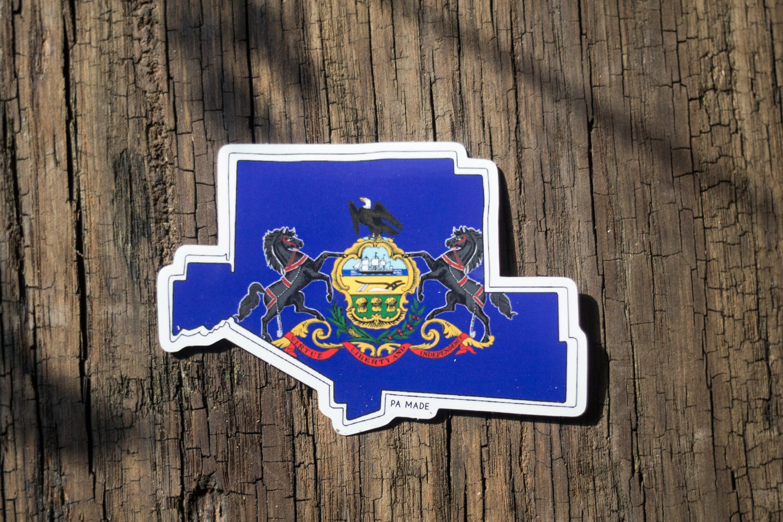 PA Flag Elk County Sticker - Etsy