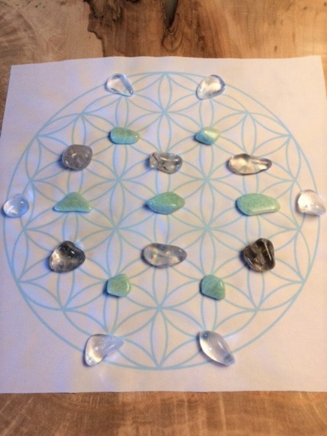 Healing Crystal Grid, 19 Crystals - Etsy