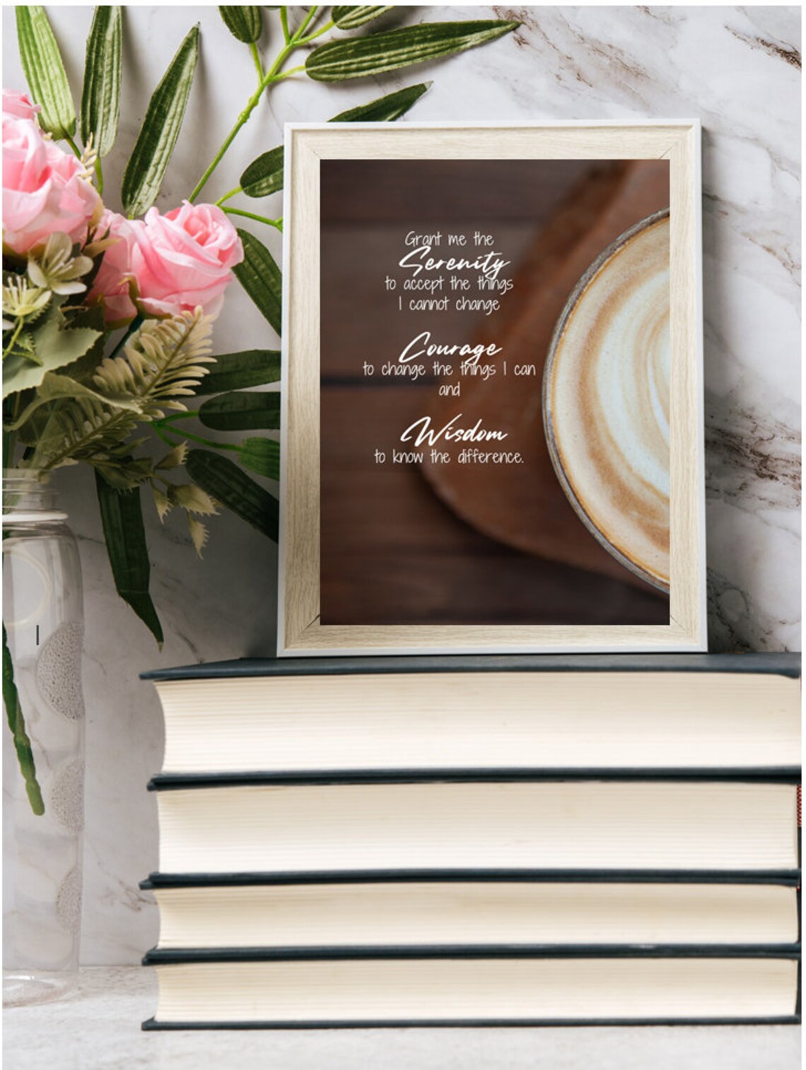 Serenity Prayer, Digital Download, Coffee Theme #1 - Etsy