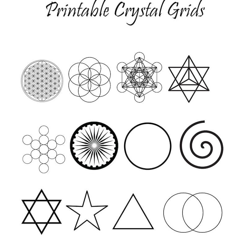 Sacred Geometry Grid - Etsy