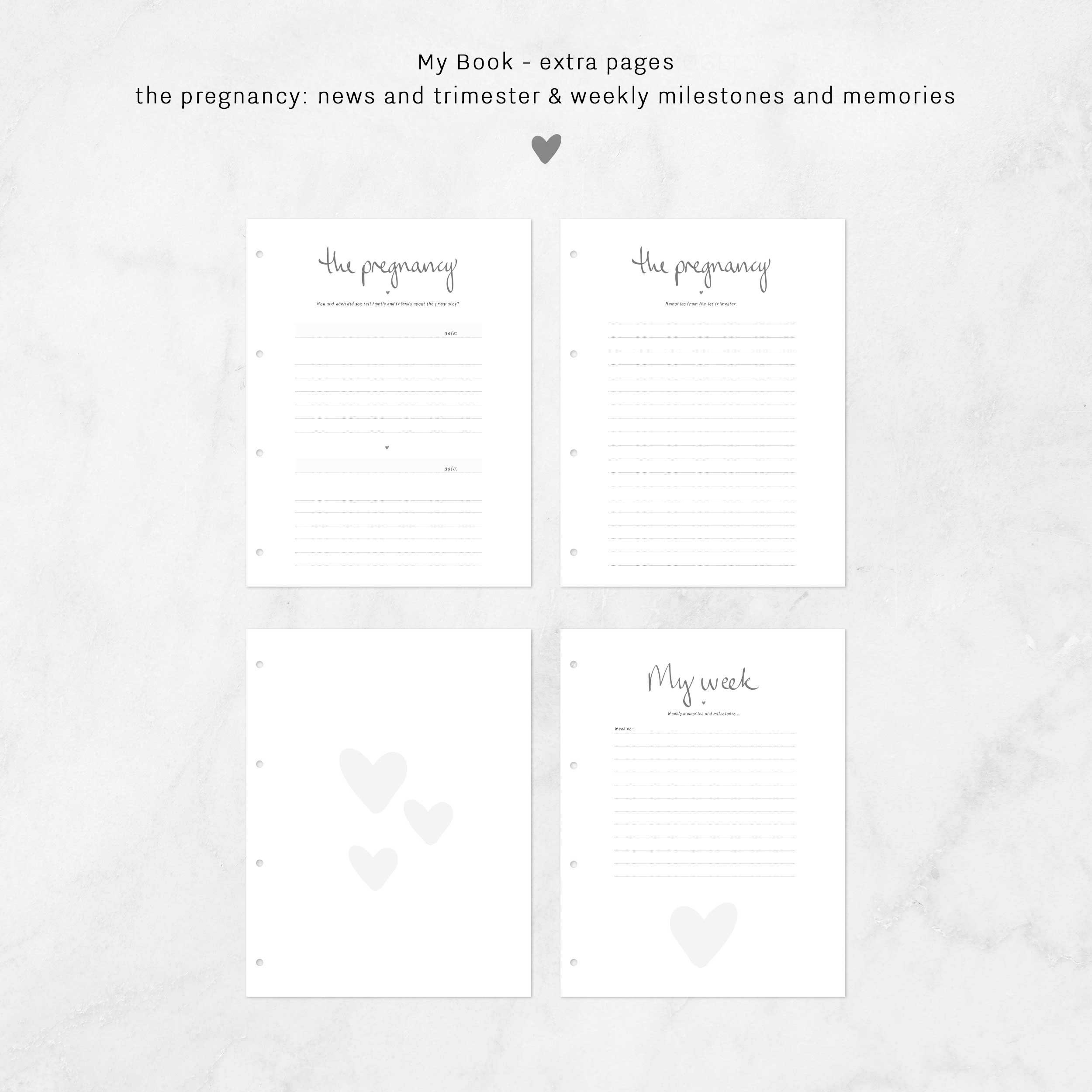 Unique Printable Baby Book Pages