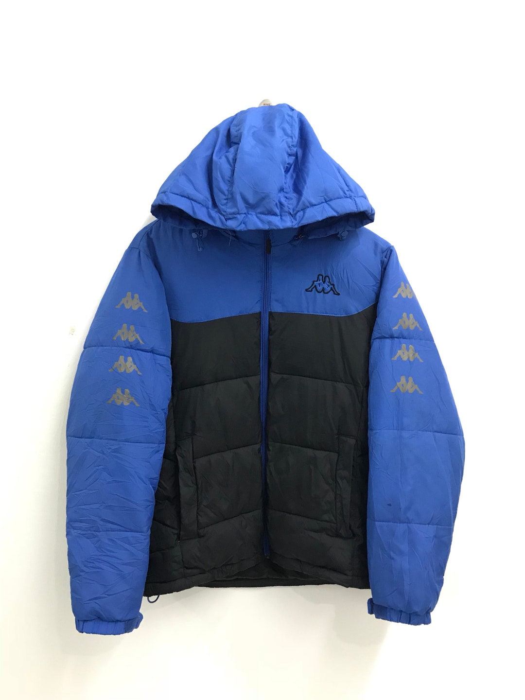 Vintage Kappa Hoodie Down Puffer Jacket..size S..hip Hop..swagger - Etsy
