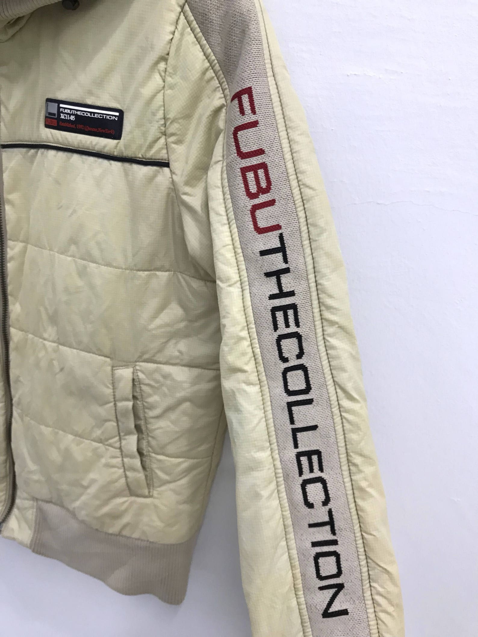 Vintage 90s Fubu the Collection Hoodie Jacket..spellout..hip Hop ...