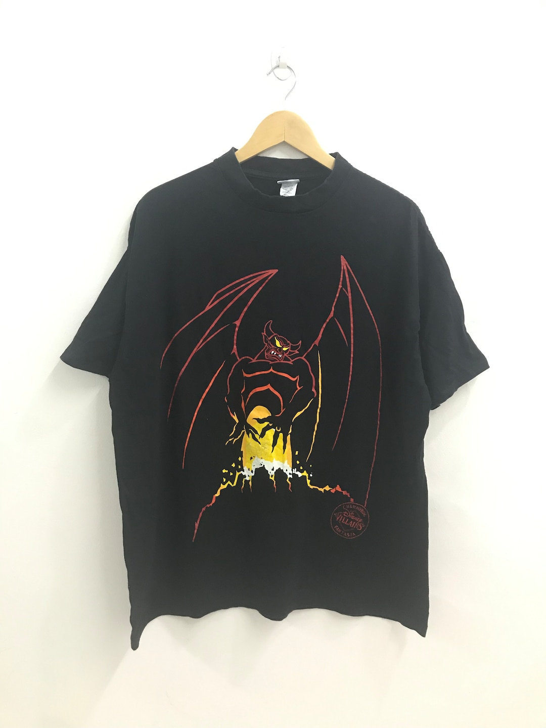 Vintage 80s Chernobog Disney Villains Fantasia Movie..big Size 4XL ...