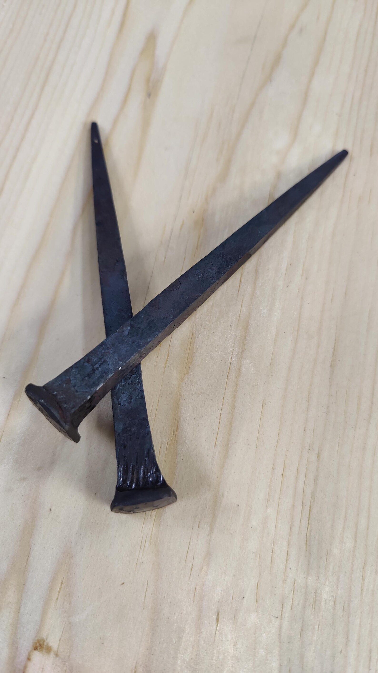 Hand Forged Spike Nails, Heavy Iron Nails, Blacksmith Wrought Spikes - Etsy