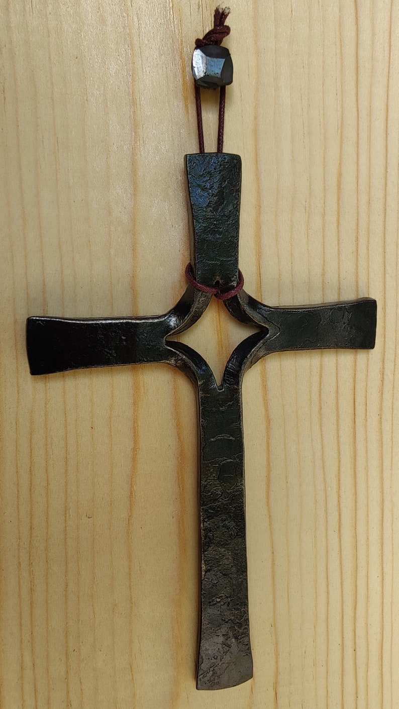Hand Forged Steel Cross: Blacksmith Friedrich's Cross - Etsy