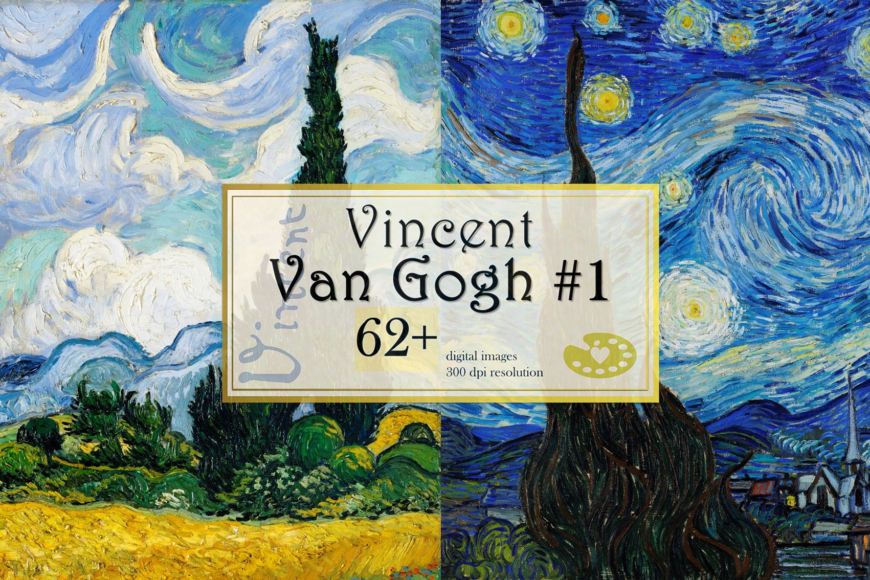 Vincent Van Gogh Digital Download Poster Vincent Van Gogh the - Etsy Canada
