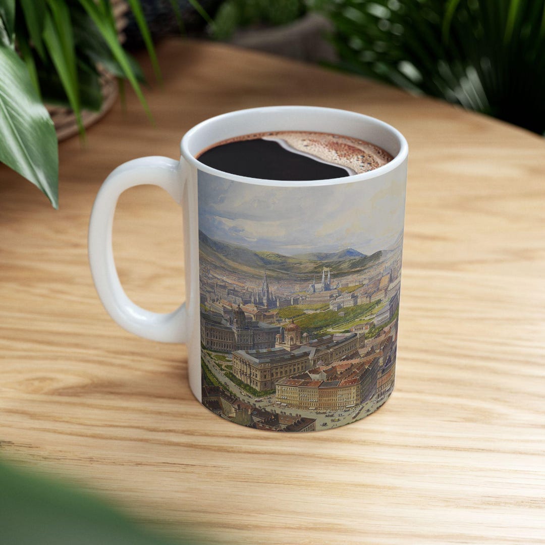 Bird's-eye View of Vienna 1904 From Getreidemarkt 1904 Mug - Etsy