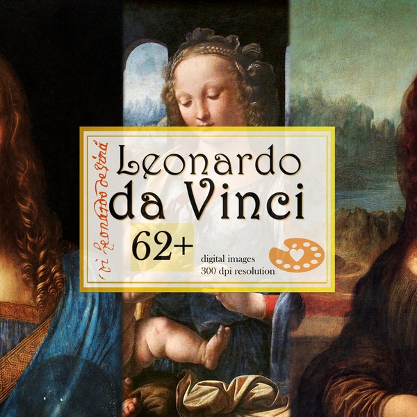 Leonardo Da Vinci - Etsy
