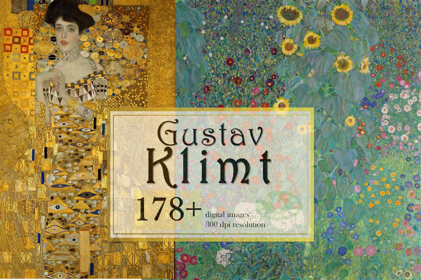 Gustav Klimt Print Digital Download Gustav Klimt Poster | Etsy