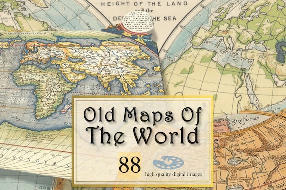 High Resolution Old World Maps