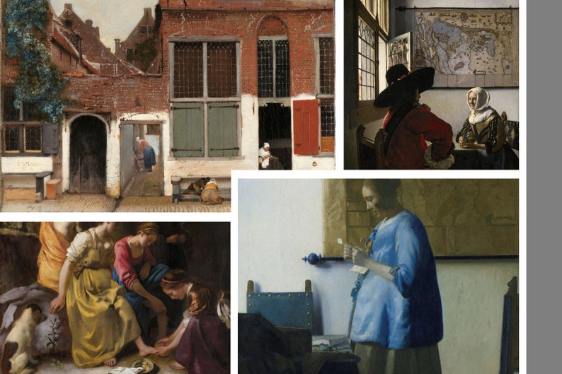 Vermeer Print Digital Download Johannes Vermeer Poster Landscape ...