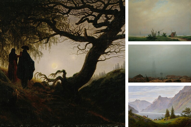 Caspar David Friedrich Print Digital Download Caspar David Friedrich ...