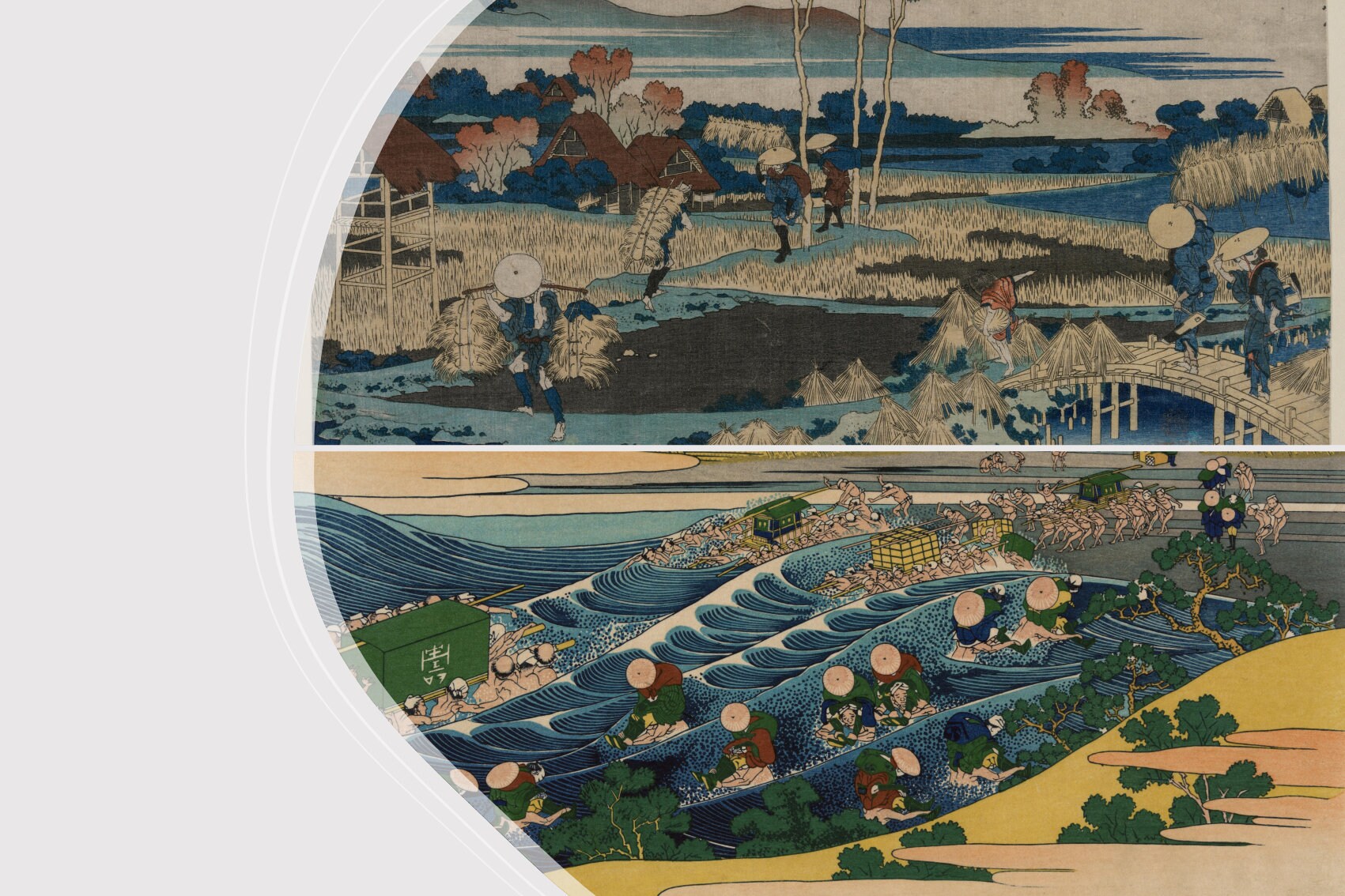 Hokusai Prints Digital Download Hokusai Poster Fine Art Painting Print ...