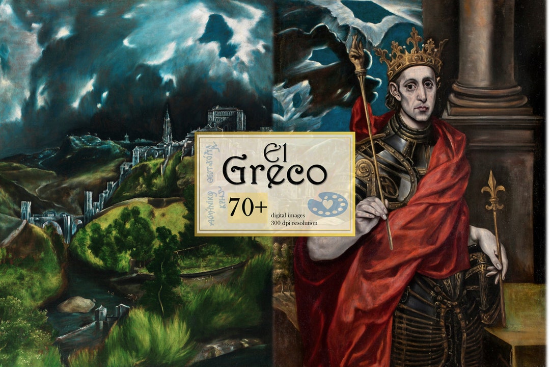 El Greco Print Digital Download El Greco Poster Landscape Painting ...