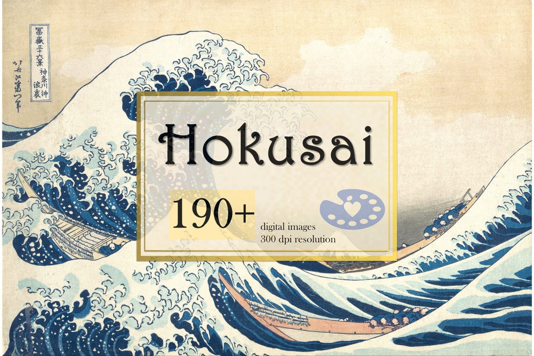 Hokusai Prints Digital Download Hokusai Poster Fine Art Painting Print ...