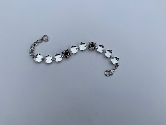 Ajuste de pulsera de cadena de copa vacía de corte de cojín de - Etsy ...