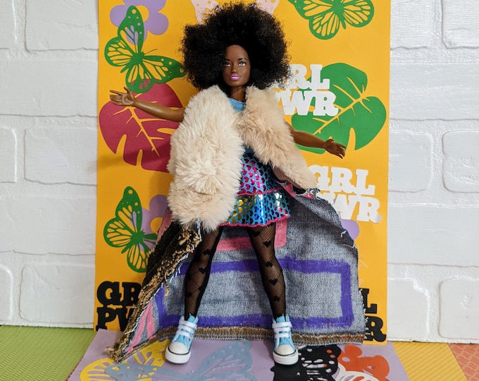 Barbie AA African American Barbie. Curvy. High End. Afro Hair. Low ...