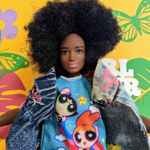 Barbie AA African American Barbie. Curvy. High End. Afro Hair. - Etsy