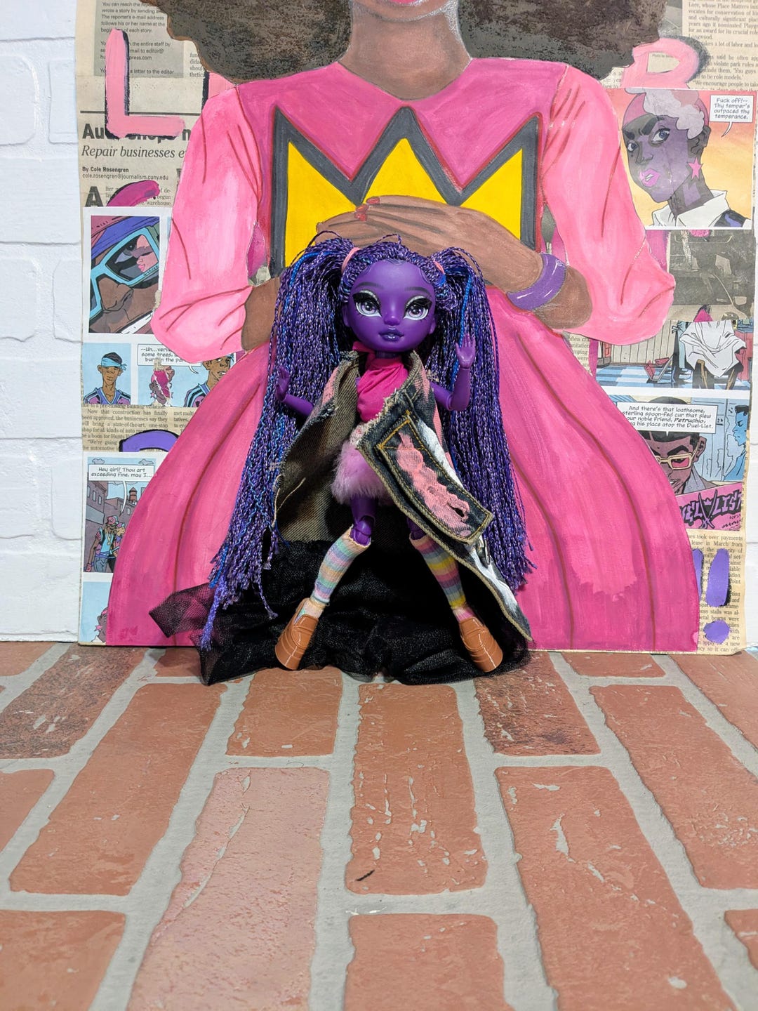 Rainbow High Monique Doll, Custom Street Art Style - Etsy