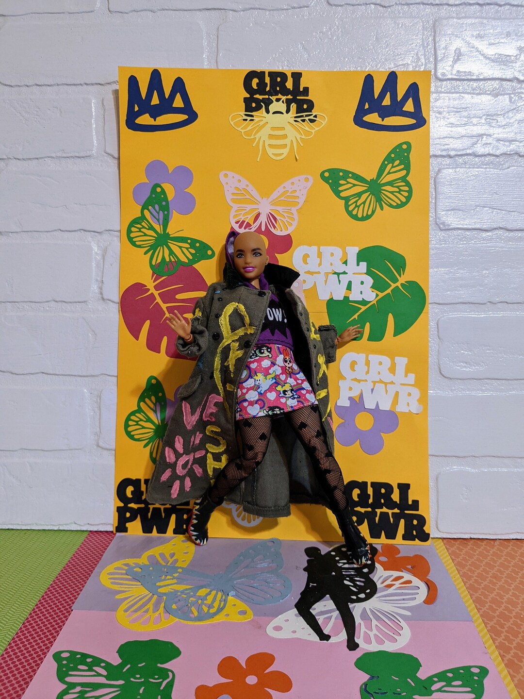 Barbie AA African American Barbie. Barbie Extra. Articulated. Made to ...