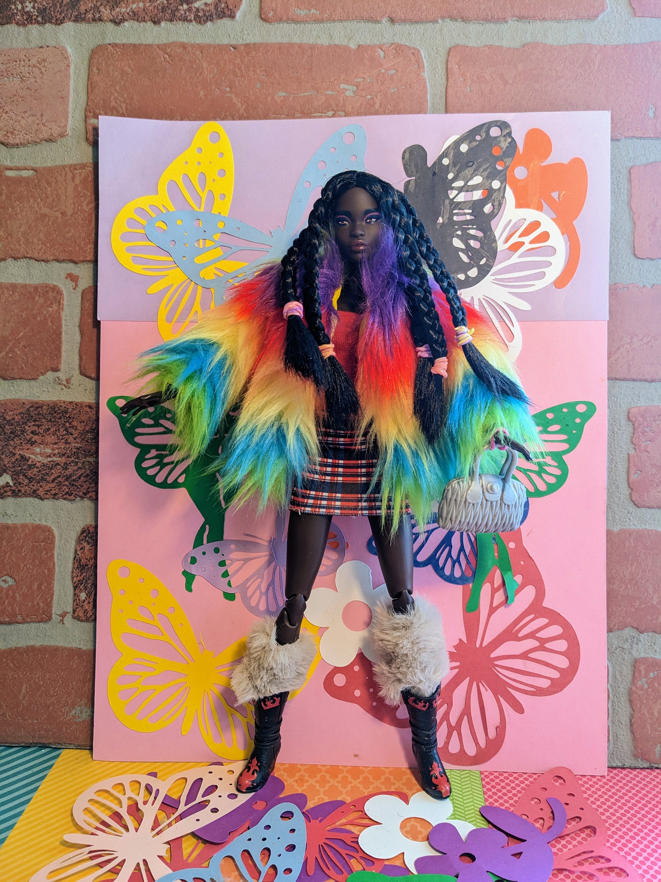 Barbie Extra Looks AA African American Barbie. Articulated. - Etsy