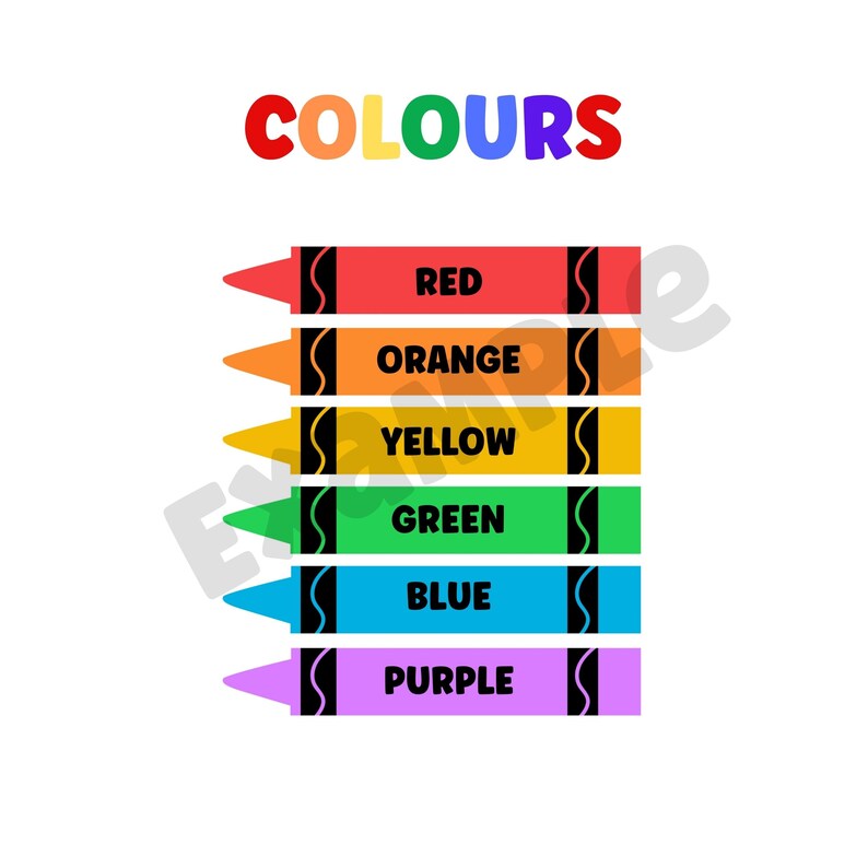 Colourful Printable Playroom Wall Art Alphabet Numbers Colours Shapes ...
