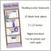 Lovely Reading Tracker Bookshelf Bookmark Set, 25 Blank Spines, 7x2.5 ...