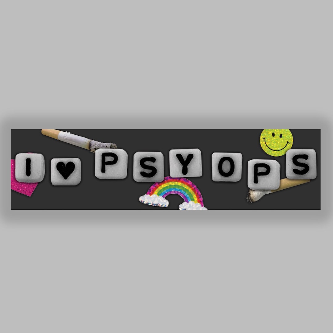 Dinner in America PSYOPS Bumper Sticker - Etsy