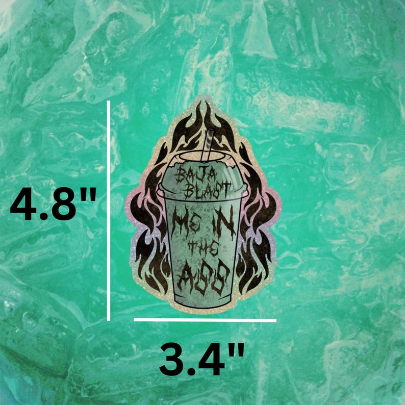 Baja Blast Vinyl Sticker - Etsy