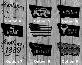 Montana decal | Etsy