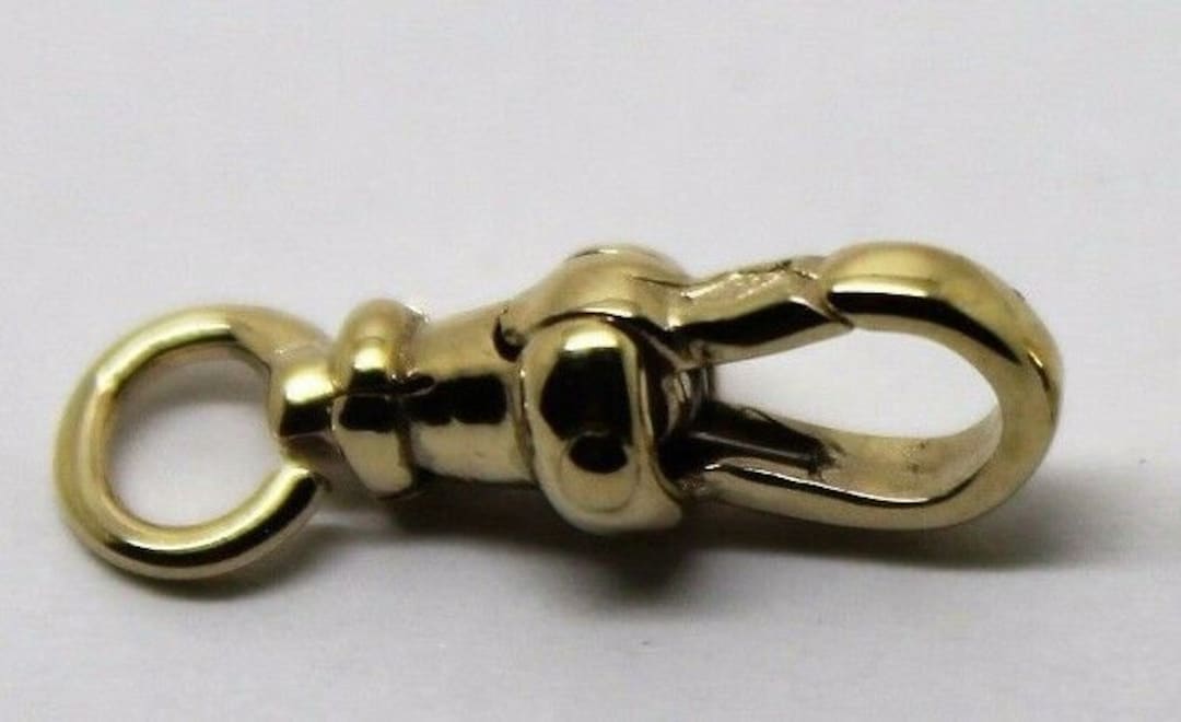 Genuine 9ct Yellow Gold Albert Swivel Clasp 15mm Size - Etsy