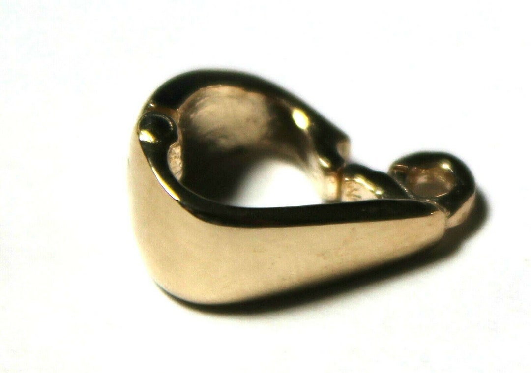 Genuine New 9ct Yellow or White Gold or Rose Gold Enhancer Bale Clasp ...