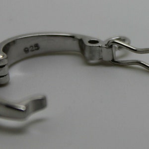 15mm Sterling Silver Enhancer Bail Clasp Jump Ring & Safety Latch - Etsy