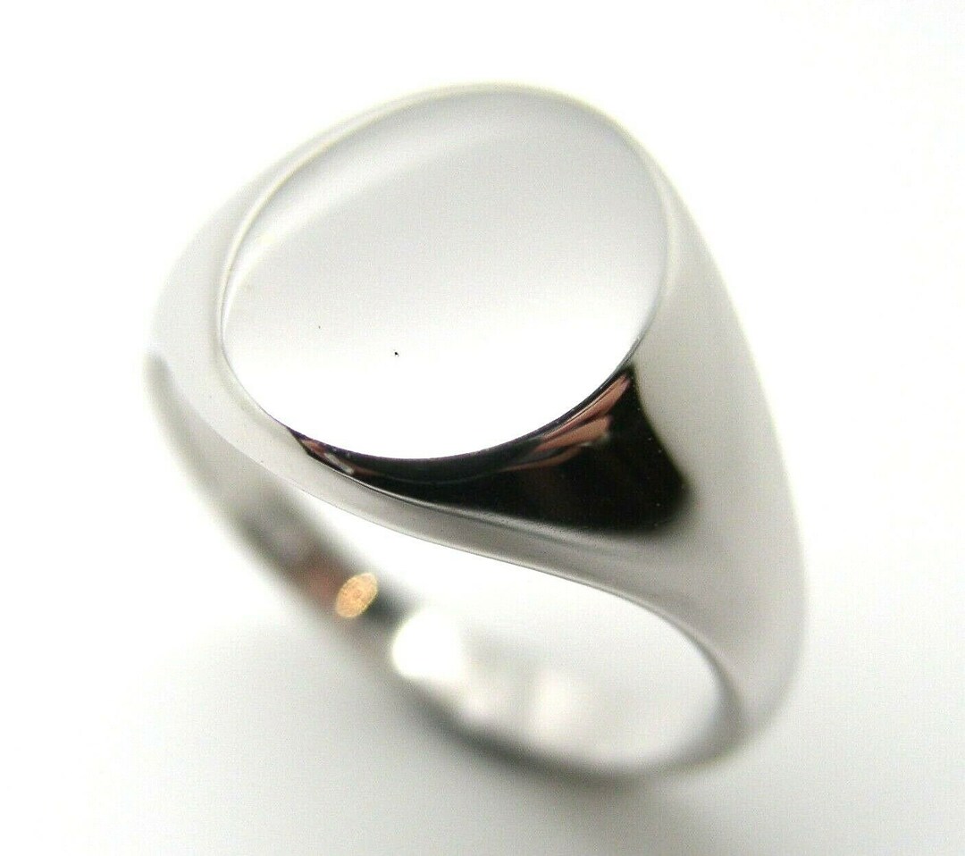 Kaedesigns, New Genuine Sterling Silver Full Solid Heavy Signet Ring in ...