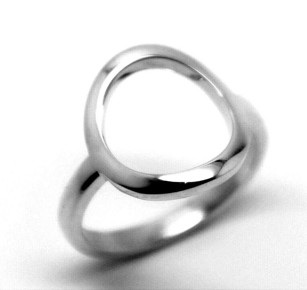 Kaedesigns New Genuine Solid Sterling Silver 925 Open Circle Ring in ...