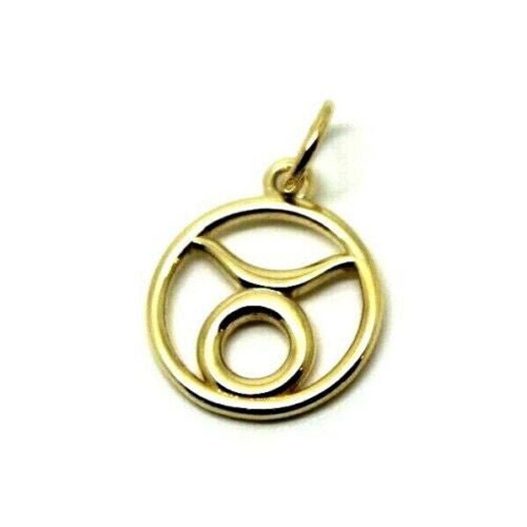 New 9ct 9K Gelb, Rose, oder Weißgold Moderne Sternzeichen Stier ...
