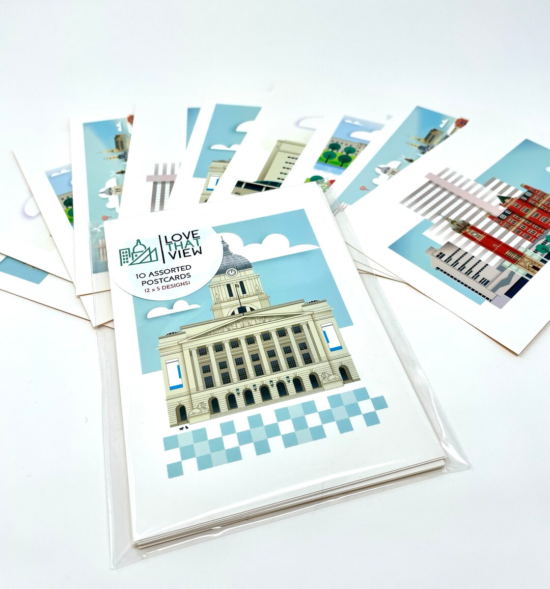 Nottingham Postcards (pack of 10), Invitations, Thank You Cards - Etsy