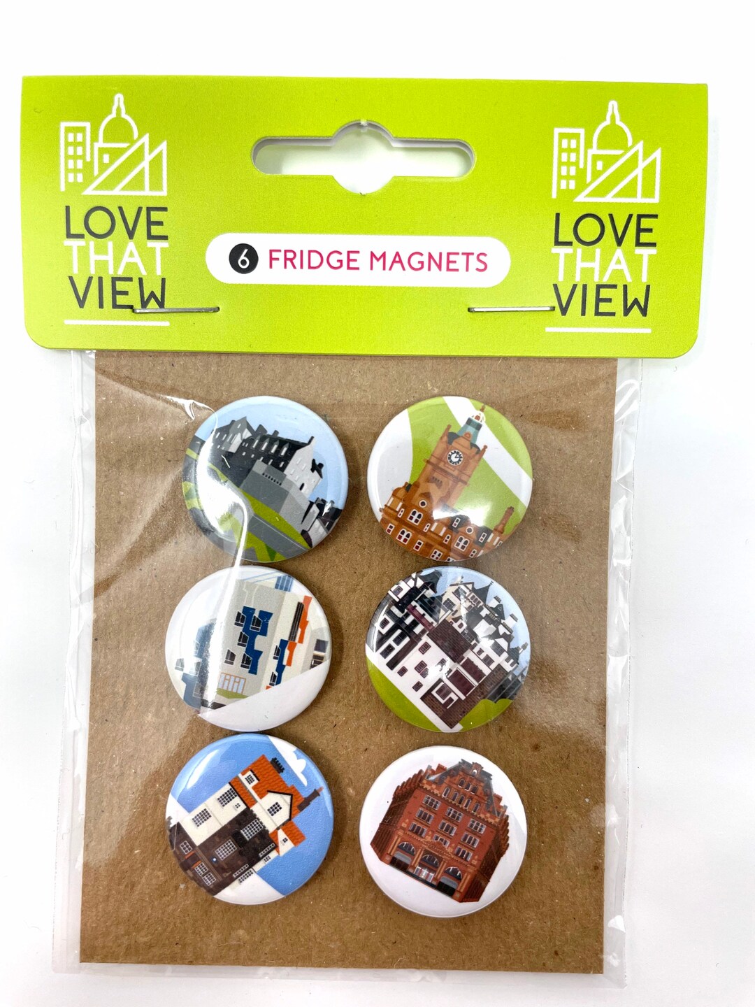 Edinburgh Fridge Magnets (pack of 6)| Scottish Landmarks - Etsy