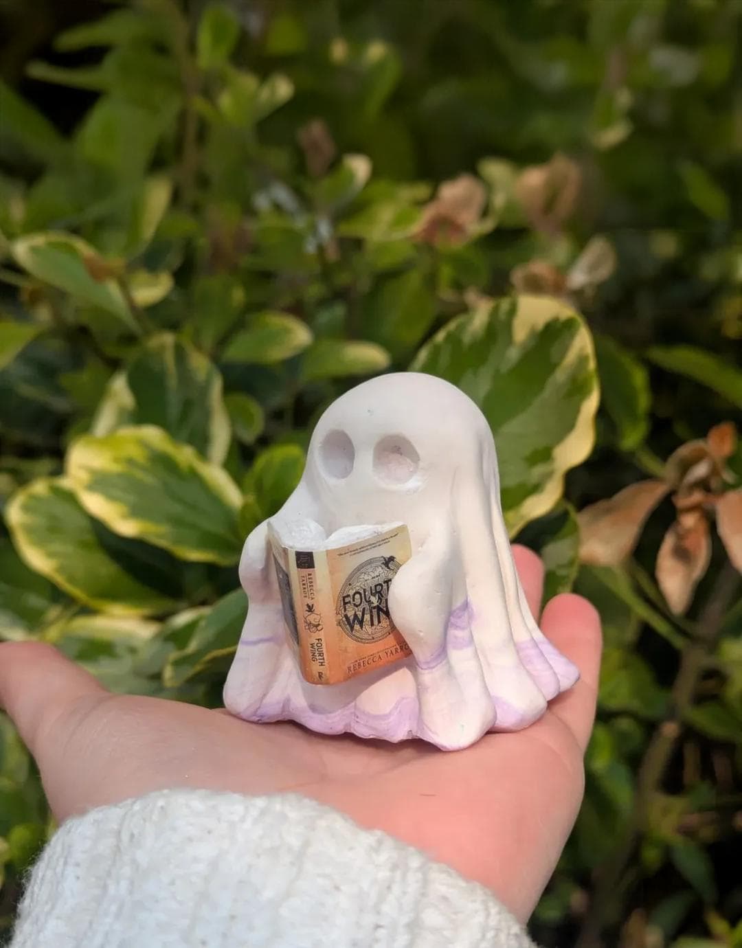 A 'boo-k Worm' Ghost Figure - Customisable Books and Colour - Etsy UK