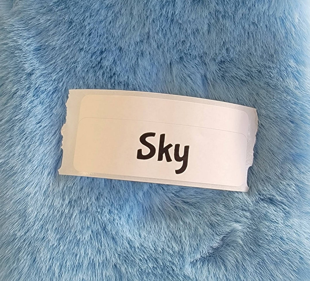 Faux Fake Fur - Sky - 10"×10" - Etsy