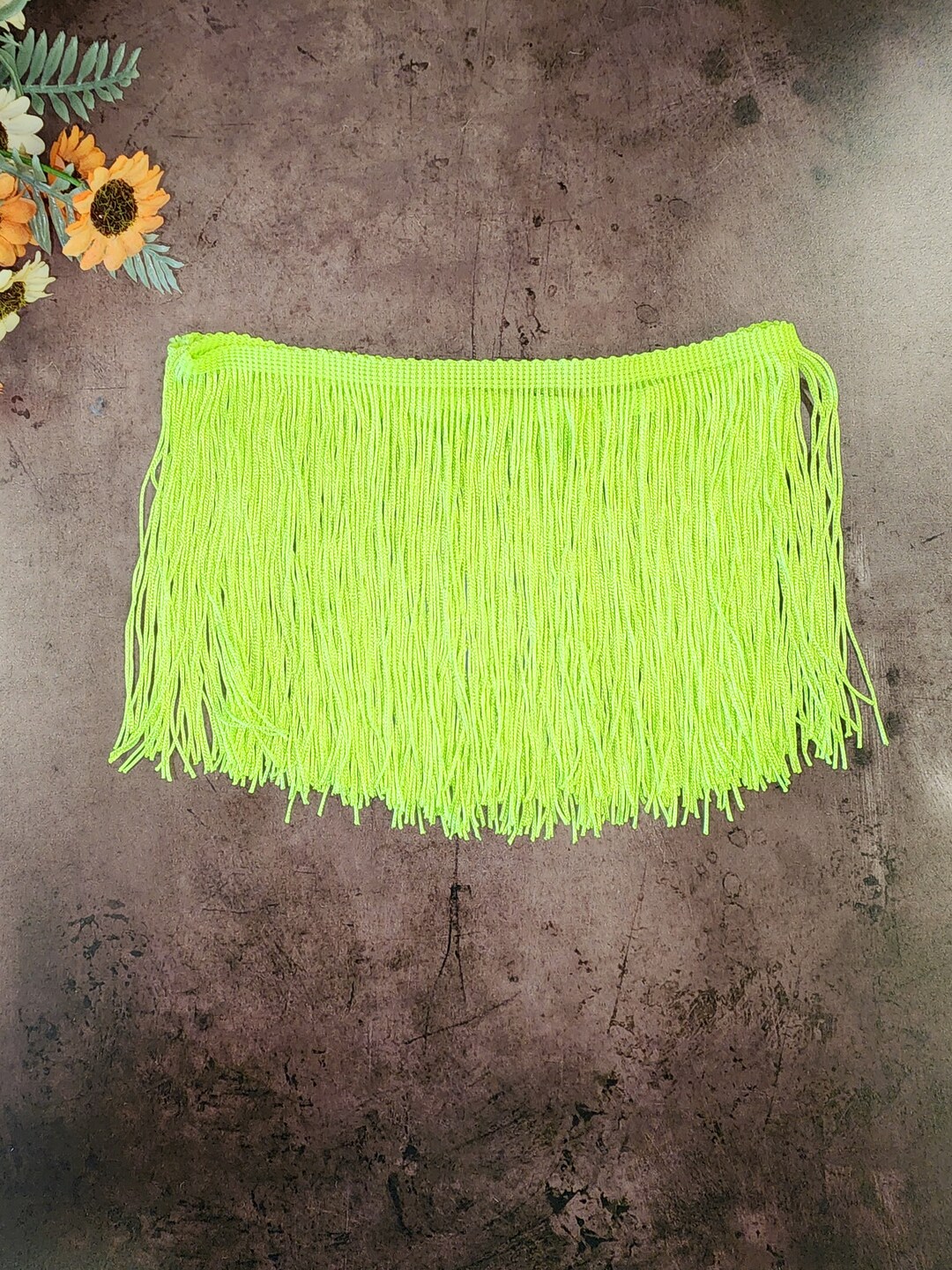Neon Green Fringe - Etsy