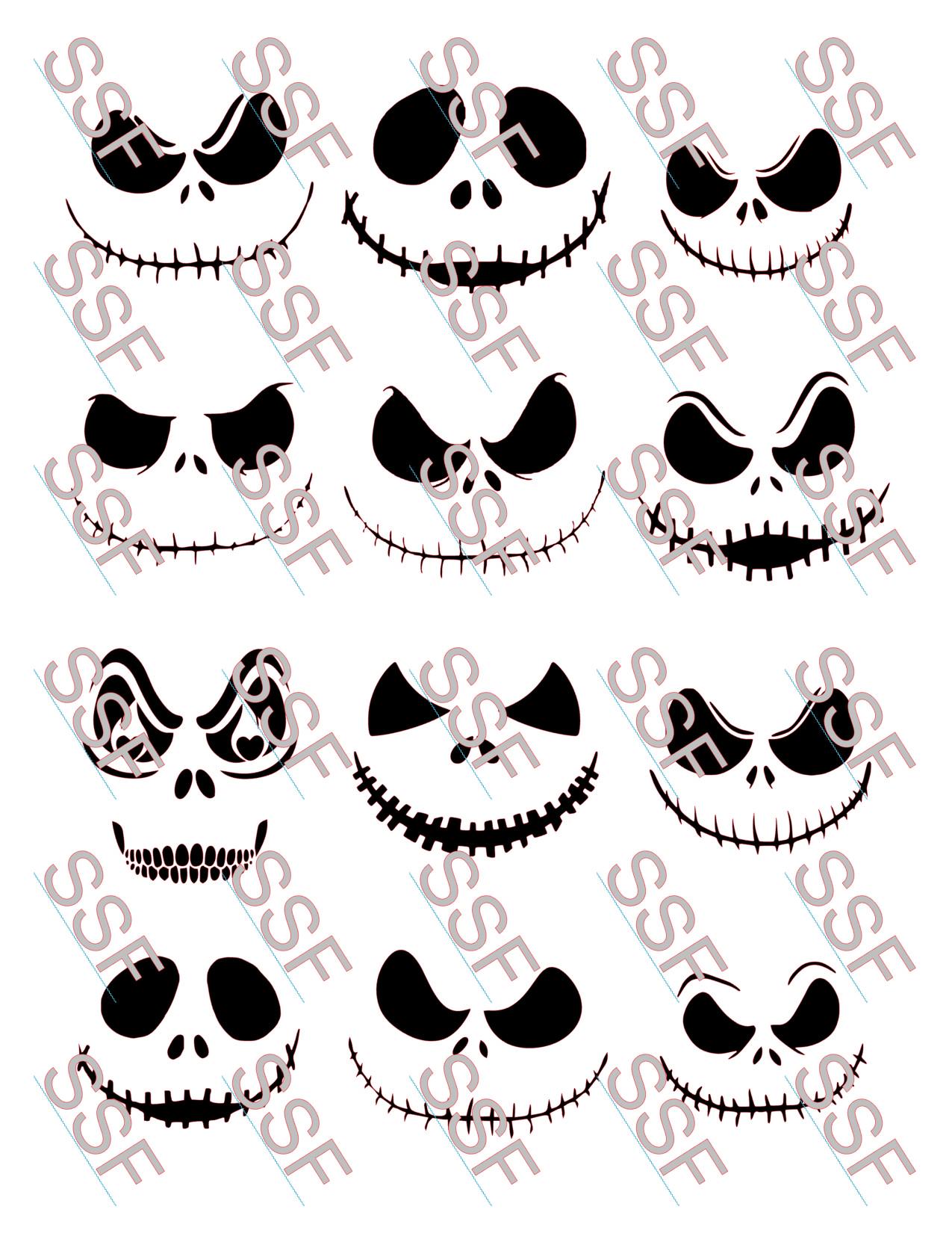 Skeleton Face Digital Images - Etsy
