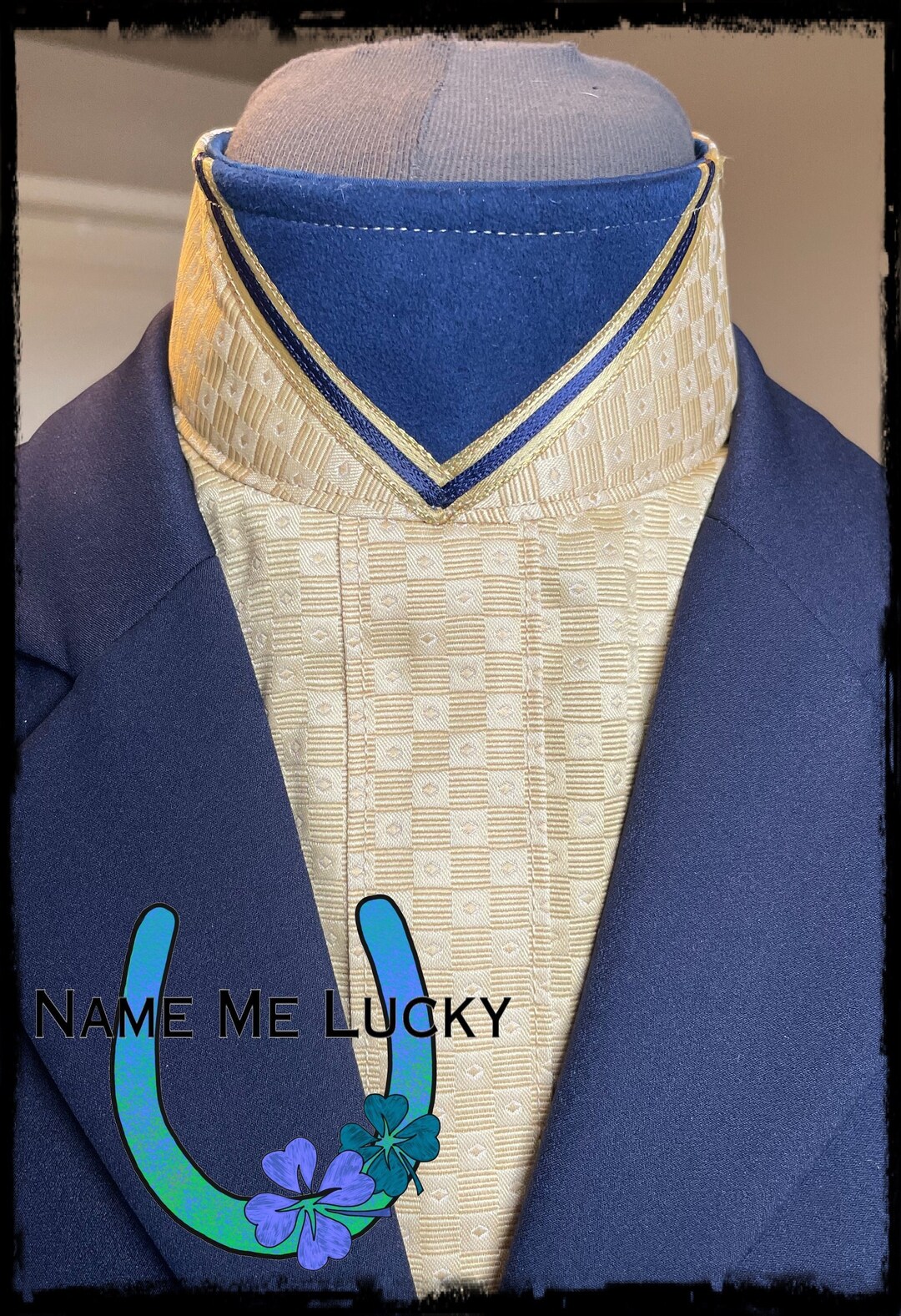 Gold And Navy Blue Premium Hunt Dickie 286 Etsy