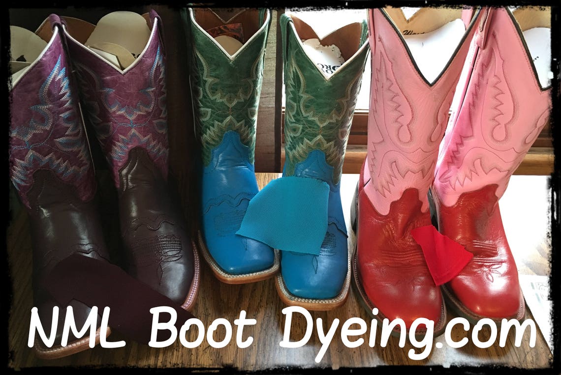 Boot Dyeing RE-DYEING - Etsy