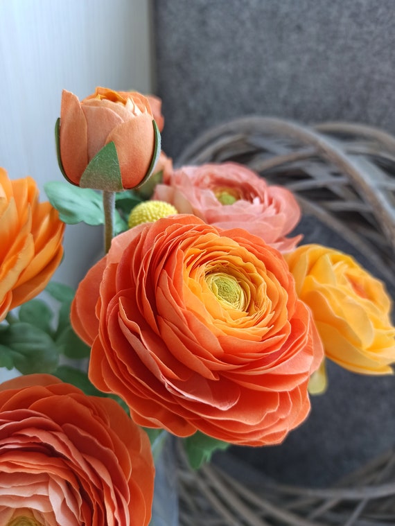 Orange Ranunculus Bouquet