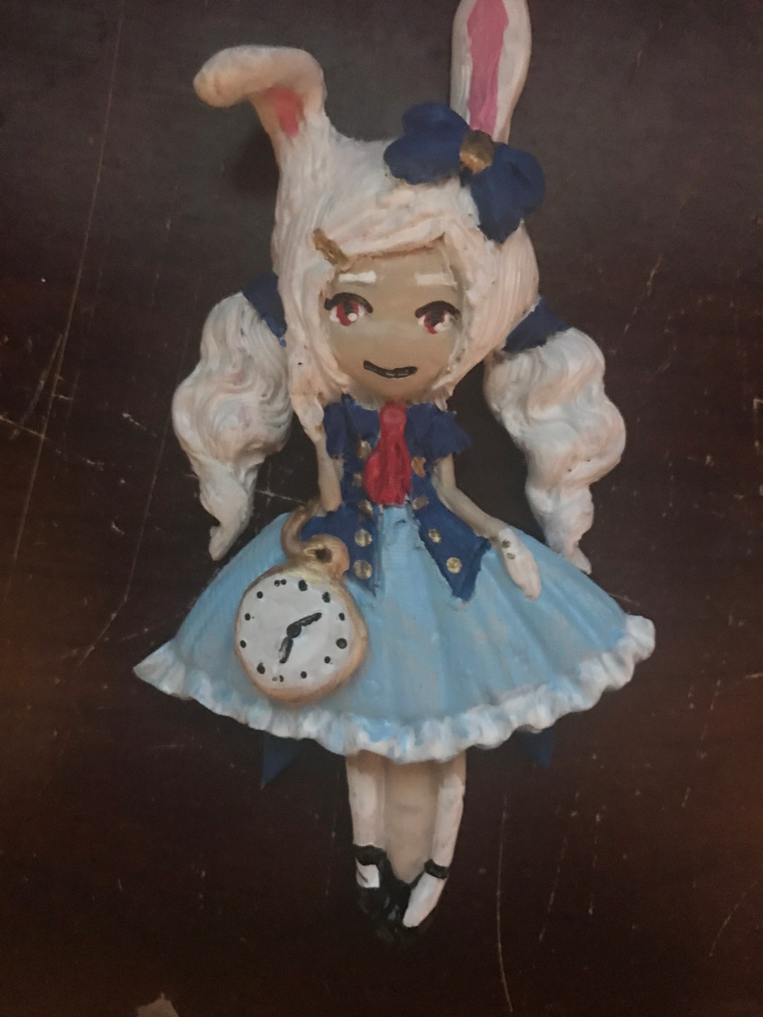 White Rabbit Ornament - Etsy